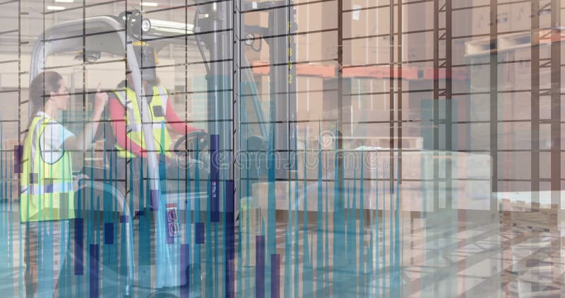 Animation of Data Processing Over Diverse Male and Female Workers ...