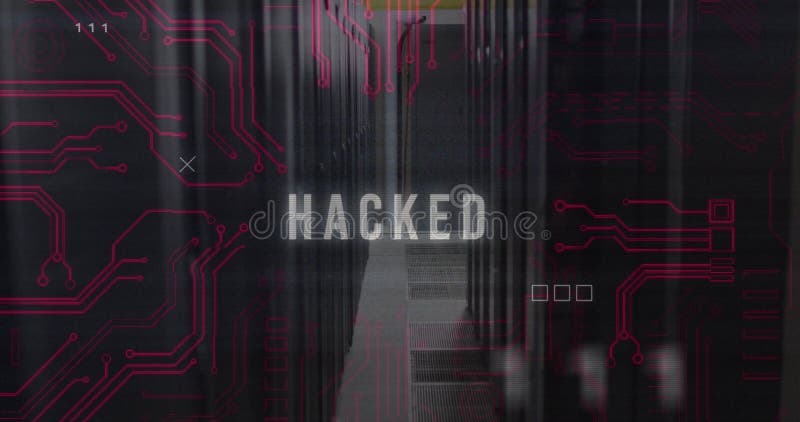 Animation of Data Processing Over Female Scientist Using Computer Qr Code Stock Footage - Video ...