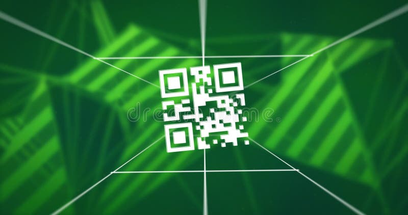 Animation Of Data Processing With Qr Code Over Connections Stock Video Video Of Processing
