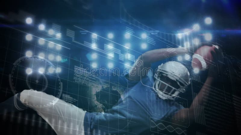Data Processing with Football Players Training Stock Footage - Video of ...