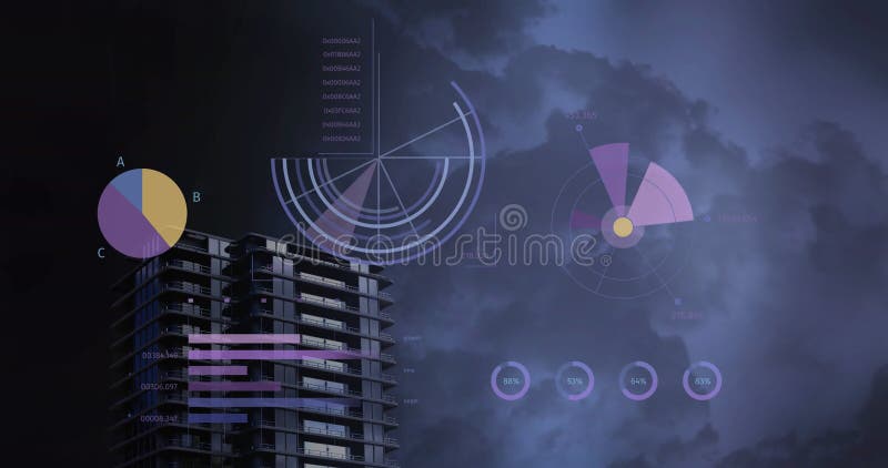 Animation of Data Processing with Scope Scanning Over Building and ...