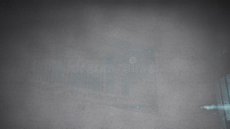 Animation of Data Processing and Statistics on Grey Background Stock ...