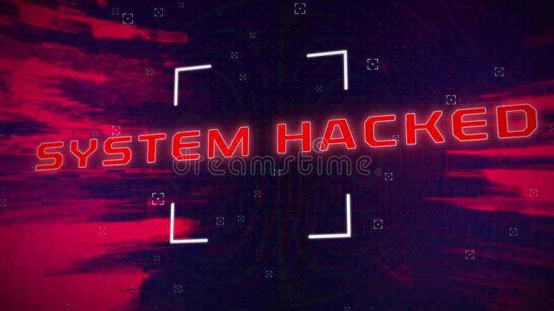 Animation of Data Processing and System Hacking Text with Scope Stock ... Animation of Data Processing and System Hacking Text with Scope Stock ...