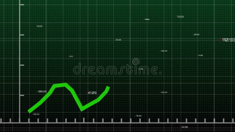 Animation of Diagram and Data Processing on Black Background Stock ... Animation of Diagram and Data Processing on Black Background Stock ...