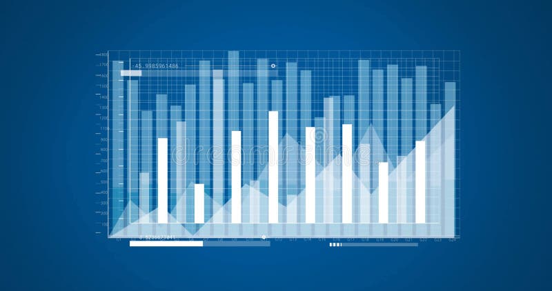 Animation of Diagram and Data Processing on Blue Background Stock Video ... Animation of Diagram and Data Processing on Blue Background Stock Video ...