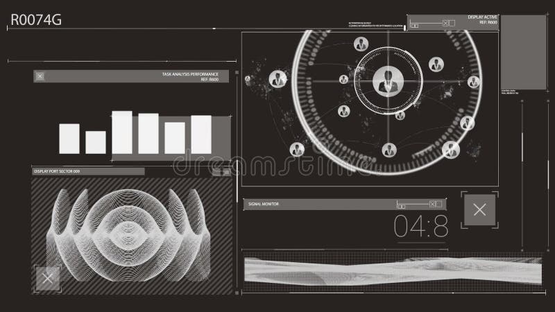 Animation Of Diagrams And Data Processing Over User Icons And World Map Stock Footage Video Of