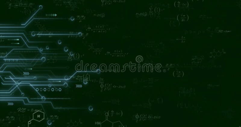 Animation of Digital Circuit Patterns with Mathematical Equations on ...