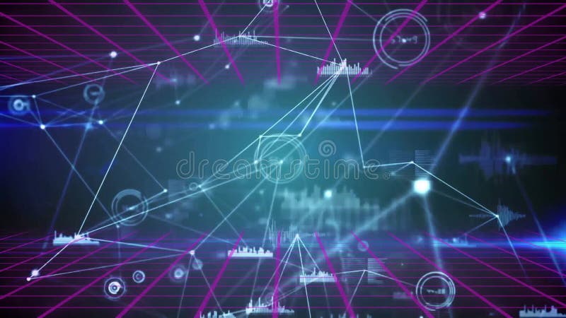 Animation of Digital Network with Data Visualization Using Graphs in ...
