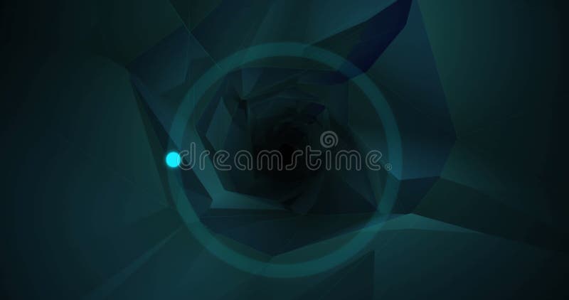 Animation of Digital Screen with Circles and Shapes Stock Video - Video ...