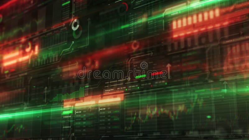 Trading Data Takes Form As Holographic Projections Moving and Expanding ...