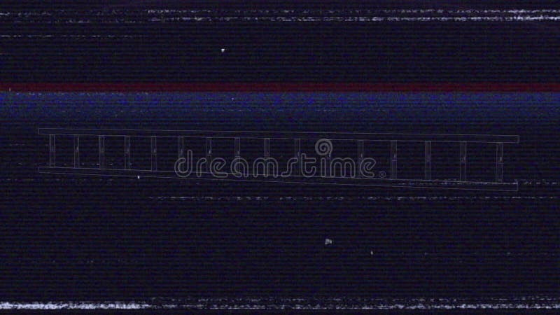 Animation of Distorted Horizontal Lines and Static Interference on ...