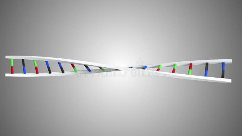 Animation of DNA moving stock video. Video of computing - 66750701