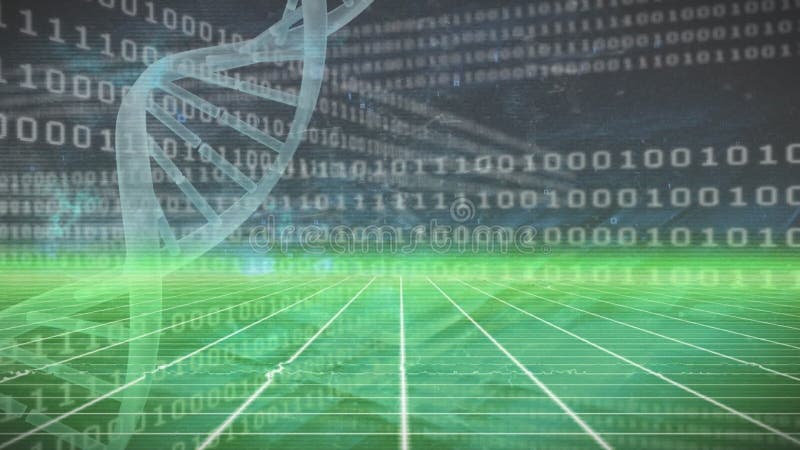 Animation of Dna Strand and Binary Coding Data Processing Stock Footage ... Animation of Dna Strand and Binary Coding Data Processing Stock Footage ...