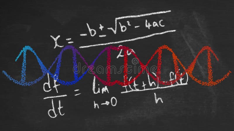 Animation of Dna Strand, Mathematical Formulae and Data Processing Over ...