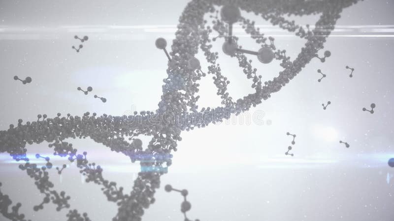 Animation of Dna Strand and Molecules Stock Video - Video of person ...