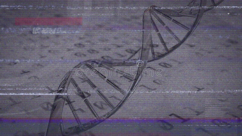 Animation of Dna Strand Spinning and Binary Coding Numbers Changing ... Animation of Dna Strand Spinning and Binary Coding Numbers Changing ...