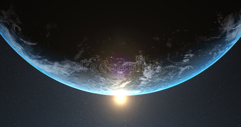 Animation of Earth in Space 4k Stock Footage - Video of loop, astronomy ...