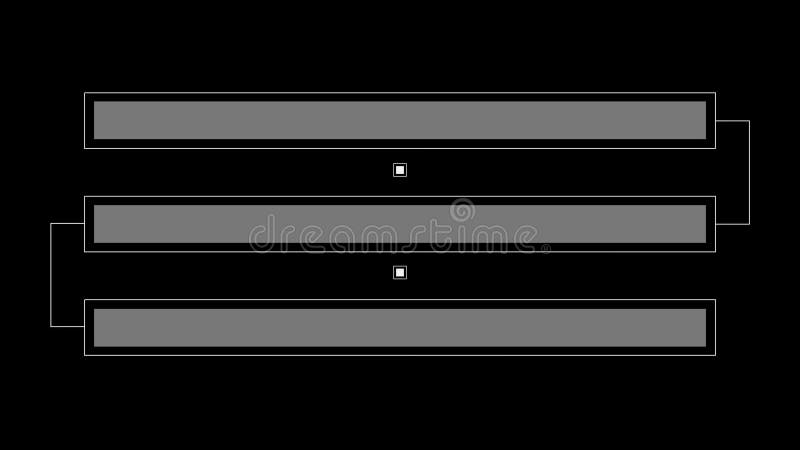 Animation Elements HUD Frame Lines Callout for Text on Black Bg 4K ...