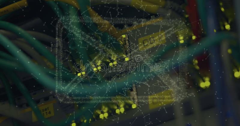 Email Icon Animation. Email Envelope Loop Animation with Alpha Channel ...