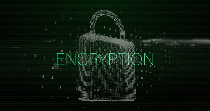 Animation Of Encryption Text Over Padlock And Data Processing Stock Footage Video Of Video