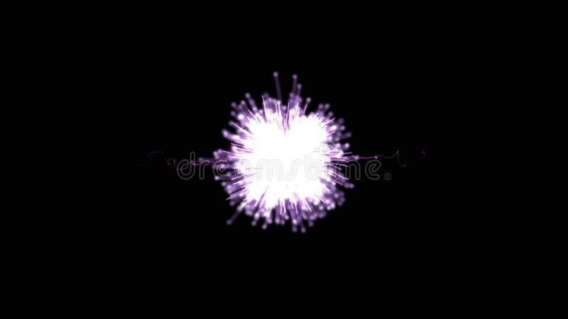 Animation of Exploding Pink Firework on Black Background Stock Footage ...