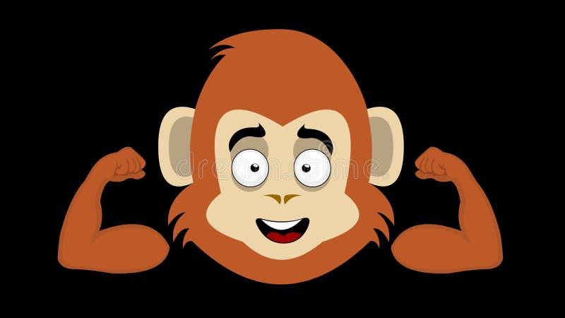 Muscular Arm Flexing Muscle Drawing 2D Animation Stock Video - Video of ...