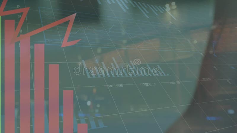 Animation of Falling Graphs with Changing Numbers and Graph Over ...