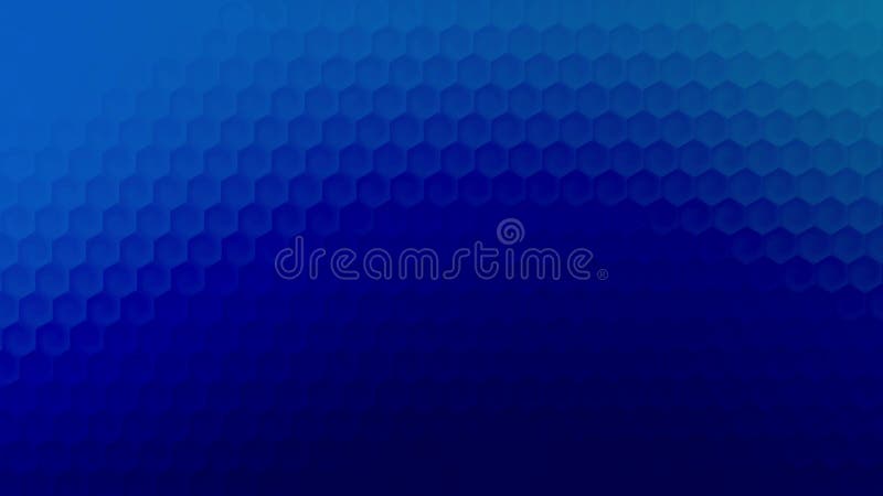 Smooth Gradient Blue Background Featuring Frosted Hexagonal Glass ...