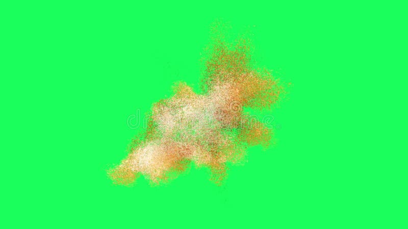 Fire Ball Explosion on Green Screen Stock Video - Video of effect ...