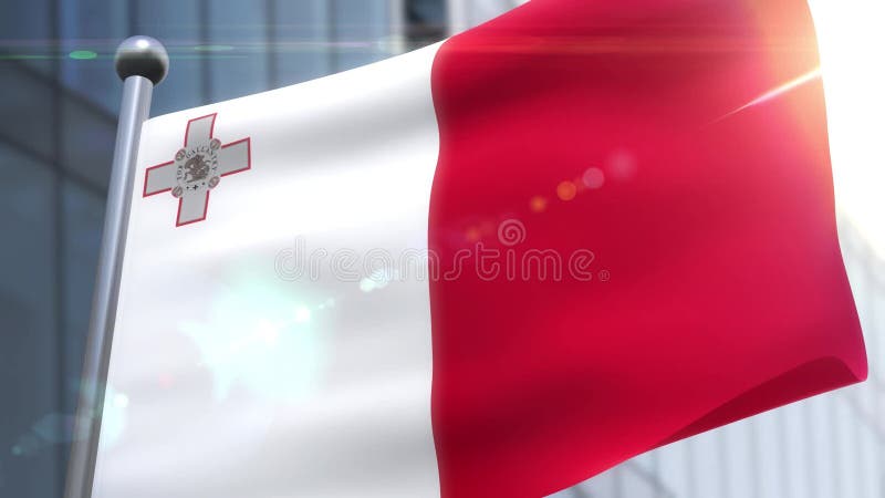 Waving Flag of Malta Animation Stock Video - Video of pride, flag ...