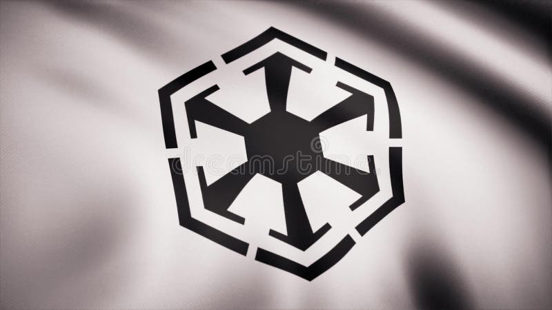 The Animation of the Flag of the Sith Empire. the Star Wars Theme Stock ...