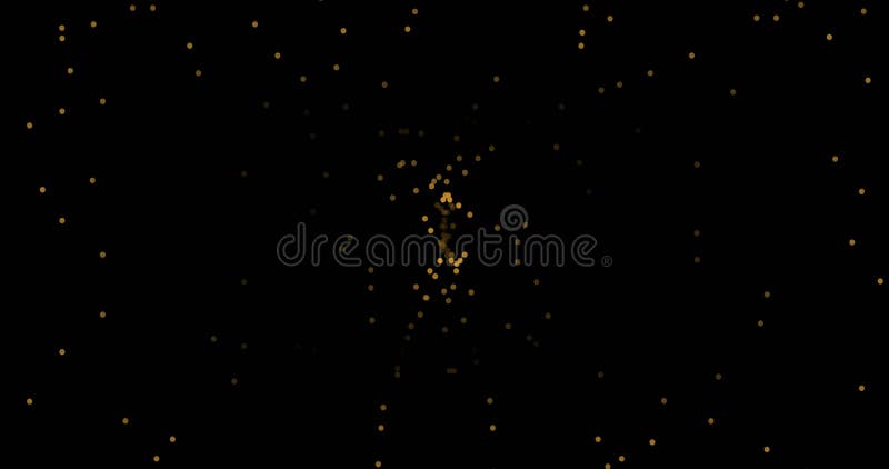 Animation of Floating Light Spots on Black Background Stock Video ...
