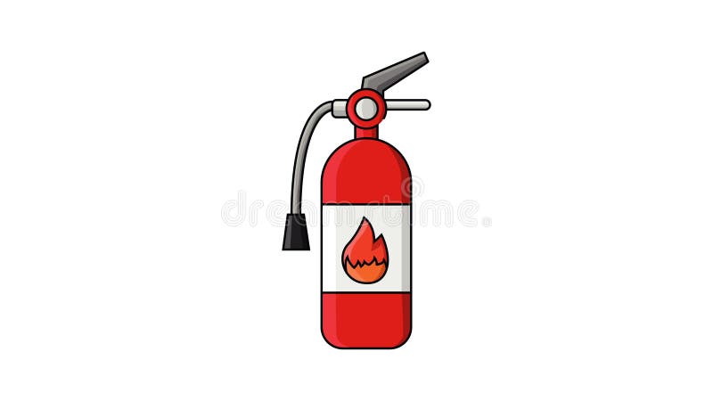 Animation Forms a Fire Extinguisher Icon Stock Video - Video of ...