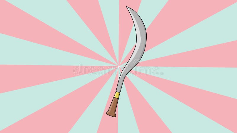 The Animation Forms an Icon of the Indonesian Madura Celurit with a ...