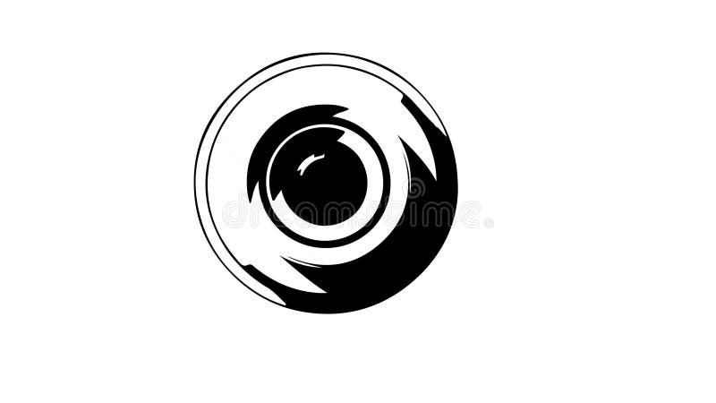 Animation of Lens Flares, Connected Icons and Programing Language ...