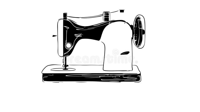 Animation Forms a Sketch of a Sewing Tool Icon Stock Video - Video of ...