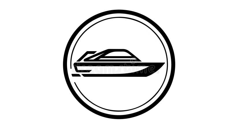 Animation Forms a Sketch of a Speed Boat Icon Stock Video - Video of ...