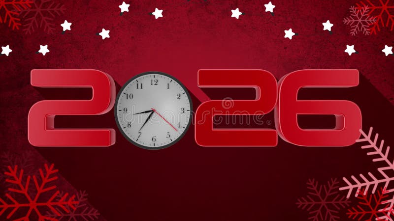 2026 Time is Flowing Background Stock Video - Video of year, decorative ...