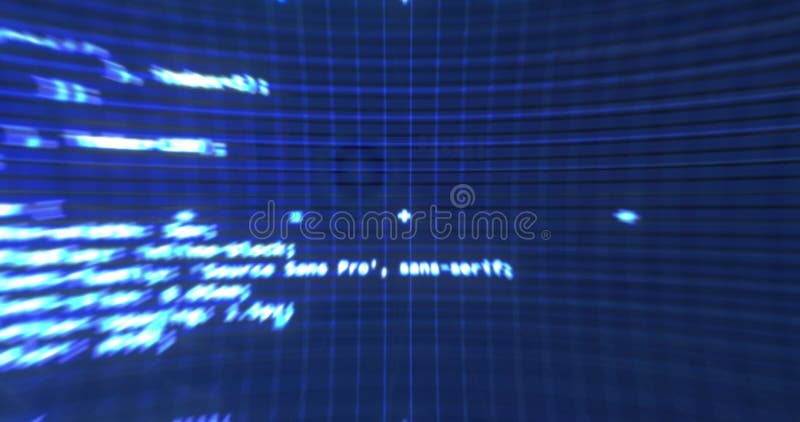 Animation of 5g Text, Computer Language, Infographic Interfaces ...