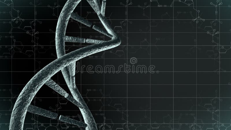 DNA Strand Loop with Amino Acids Stock Footage - Video of genome ...