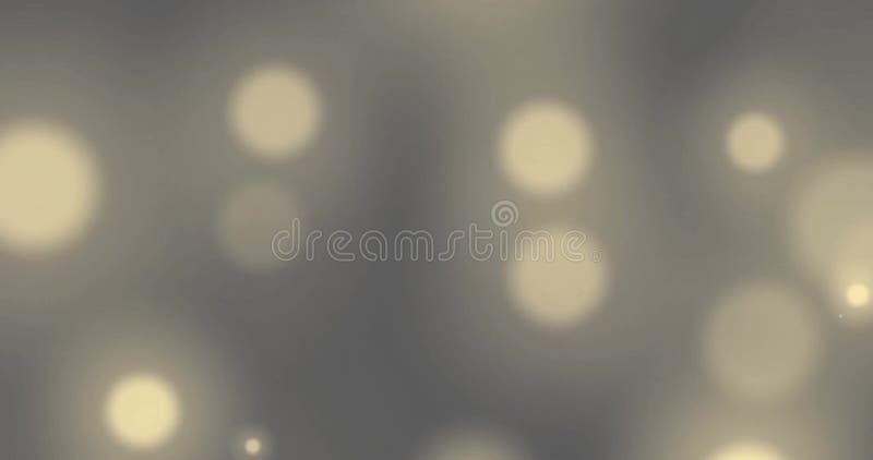 Animation of Glowing Light Spots Over Grey Background Stock Video ...