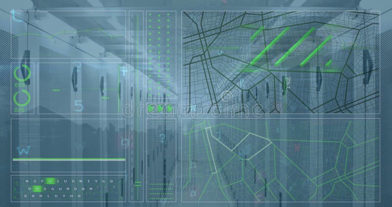 Animation of Graph, Loading Circles, Number, Texts, Symbols and Letters ...