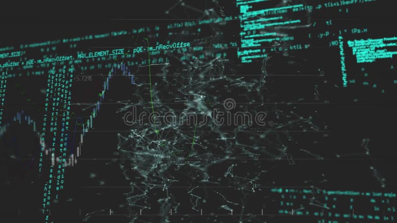 Animation of Graph Over Connected Dots and Computer Language Against ... Animation of Graph Over Connected Dots and Computer Language Against ...