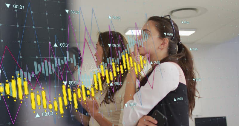 Animation of Graph Processing Data Over Diverse Female Colleagues ...