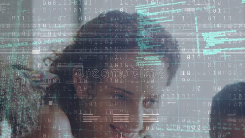 Animation of Graphical Binary and Programming Codes Over Caucasian ... Animation of Graphical Binary and Programming Codes Over Caucasian ...