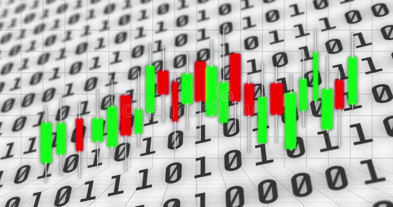 Animation of Graphs and Binary Code on White Background Stock Footage ... Animation of Graphs and Binary Code on White Background Stock Footage ...
