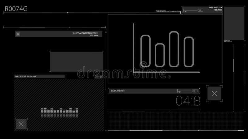 Animation of Graphs on Black Screen Stock Video - Video of graphic ...