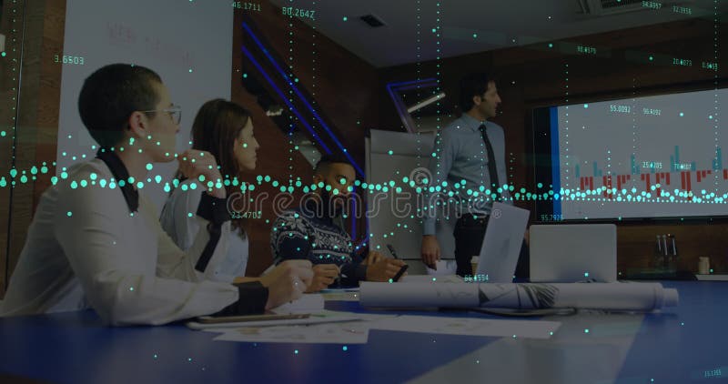 Animation of Graphs with Changing Numbers, Diverse Manager Explaining ...