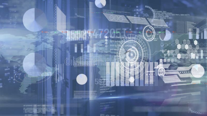 Animation of Graphs and Data Processing on Digital Screen and World Map ...