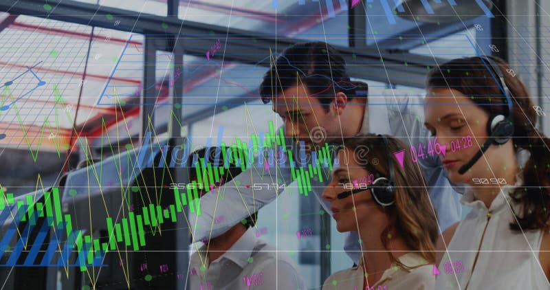 Animation of Graphs and Data Processing Over Caucasian Business ...